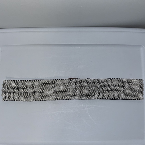 Unbranded | Accessories | Seed Bead Stretch Belt Carved Wood Buckle ...